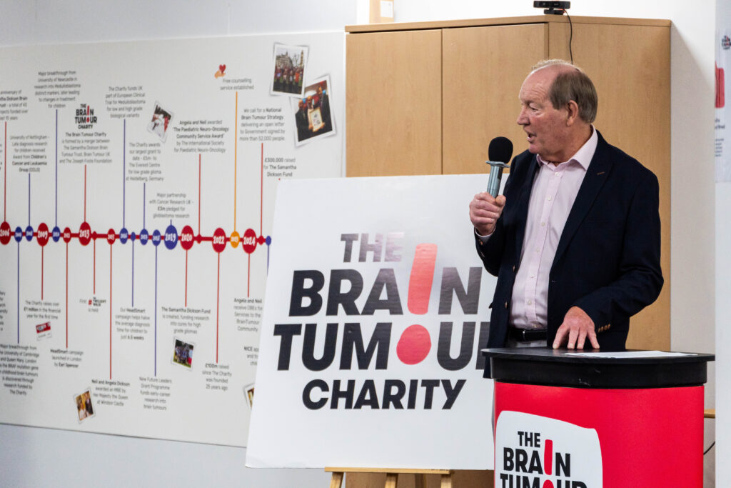 The Brain Tumour Charity’s founder Neil Dickson retires - The Brain ...